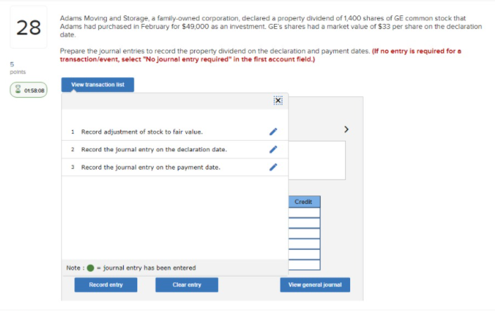Solved 28 Adams Moving and Storage, a family-owned | Chegg.com