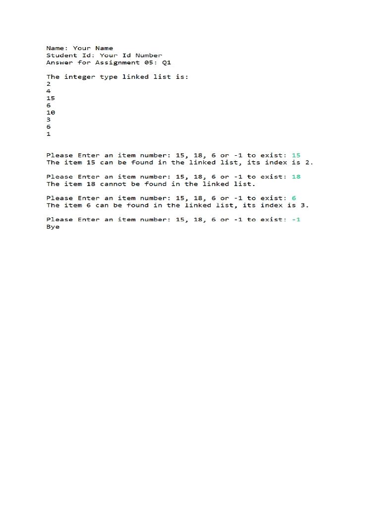 Solved Create a class LinkedListRec in the package | Chegg.com