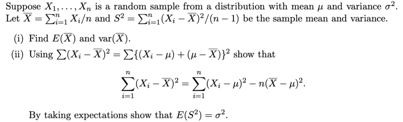 Solved Suppose X1,…,Xn is a random sample from a | Chegg.com
