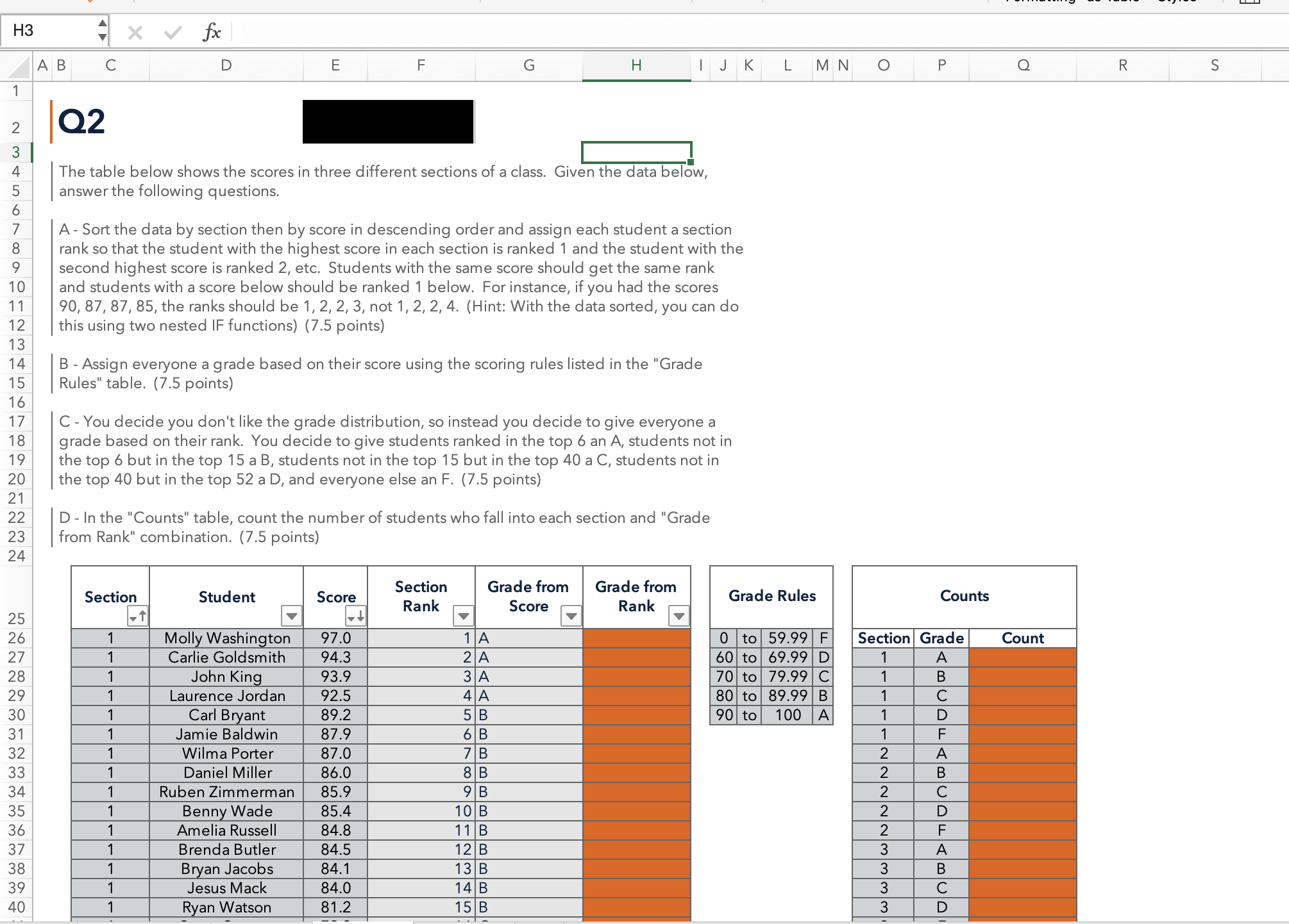Solved Please show the formulas for part C and D! ﻿Part A | Chegg.com