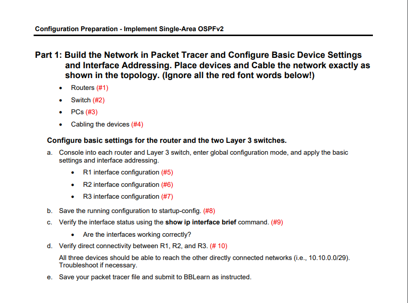 Solved Addressing TablePart 1: Build the Network in Packet | Chegg.com