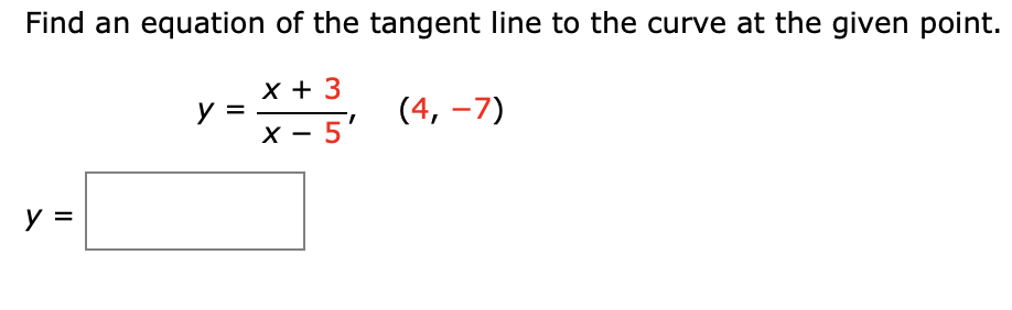 Solved Find an equation of the tangent line to the curve at | Chegg.com