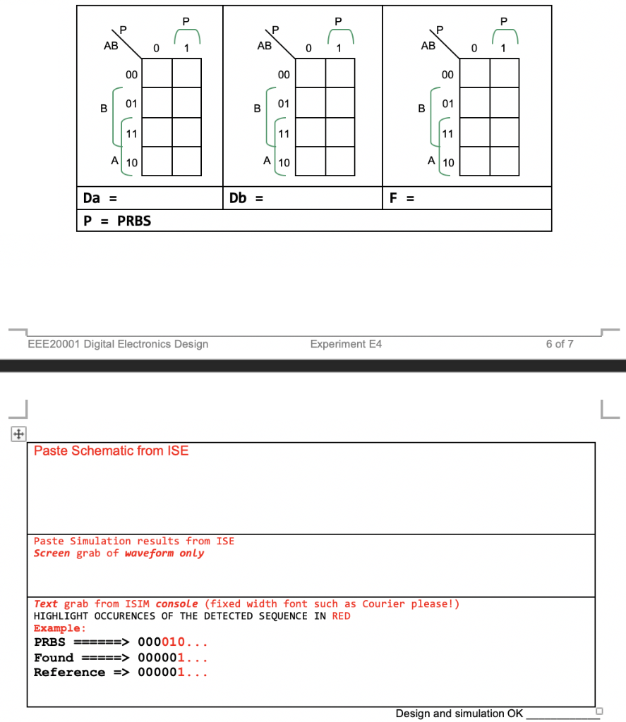Part 3 Bit Sequence Detector Using Mealy 