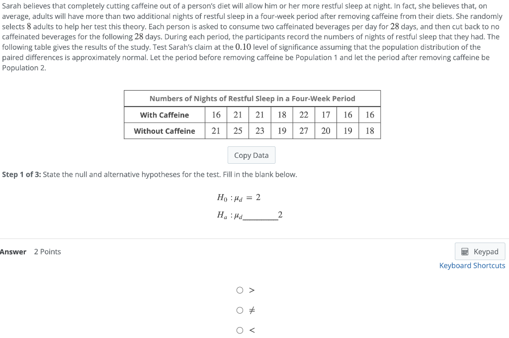 Solved Statistics Question (answer steps 1-3): Step 2 of | Chegg.com