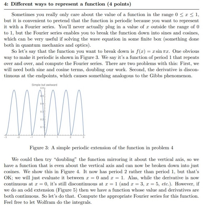 Solved 4: Different ways to represent a function (4 points) | Chegg.com