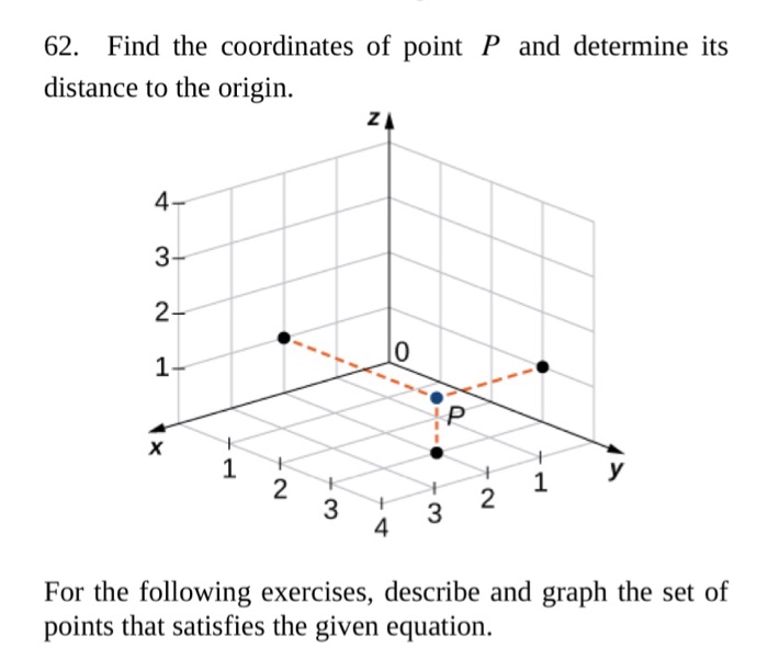 Solved Find the coordinates of point P and determine its | Chegg.com