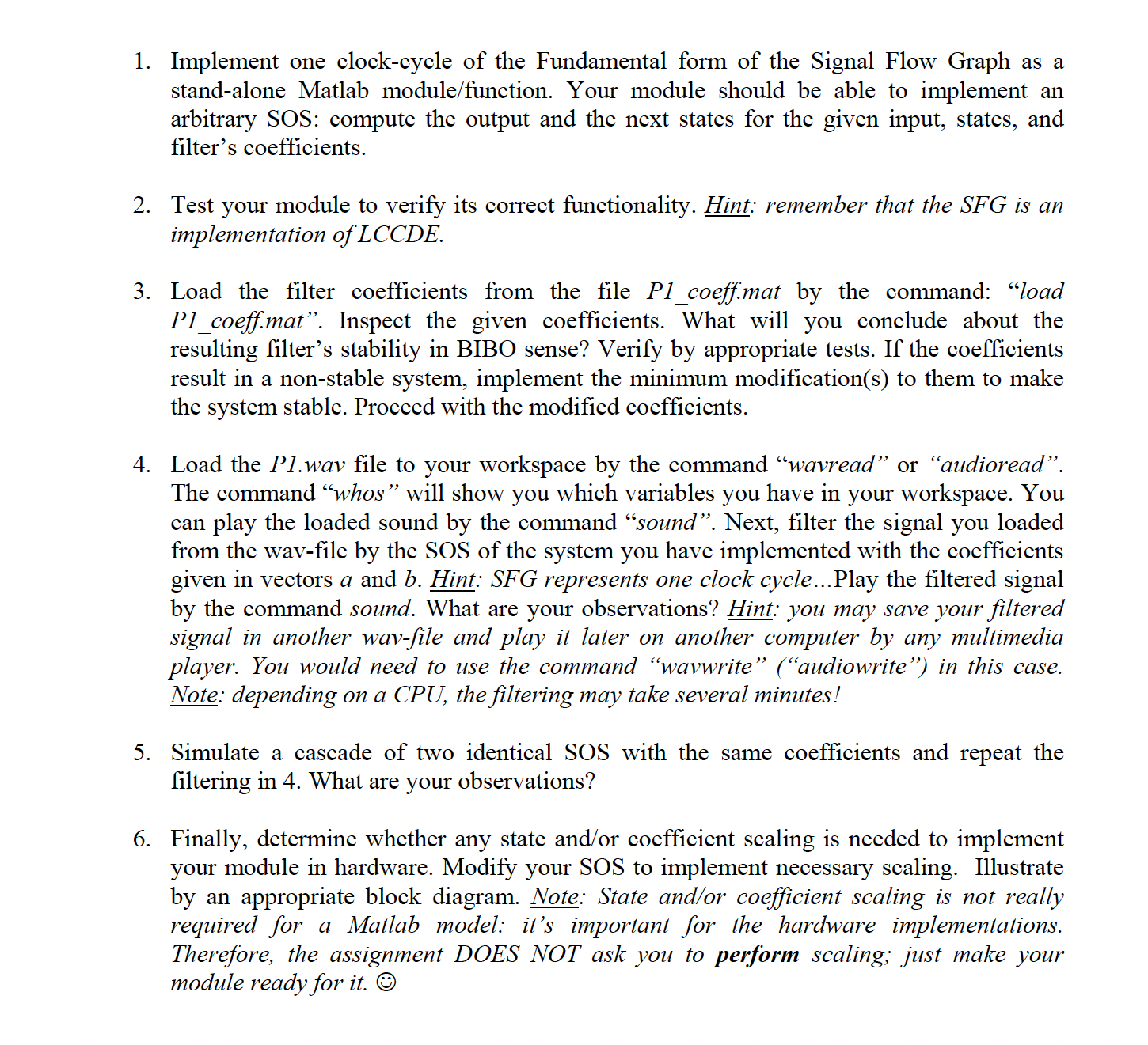 Solved 1. Implement one clock-cycle of the Fundamental form | Chegg.com
