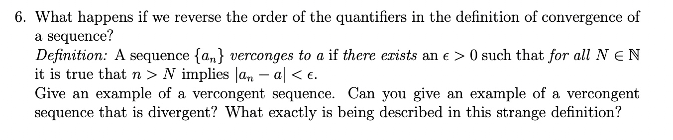 Solved 6. What happens if we reverse the order of the | Chegg.com