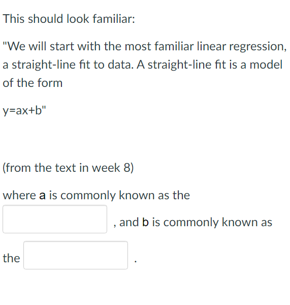 Solved This should look familiar: "We will start with the | Chegg.com