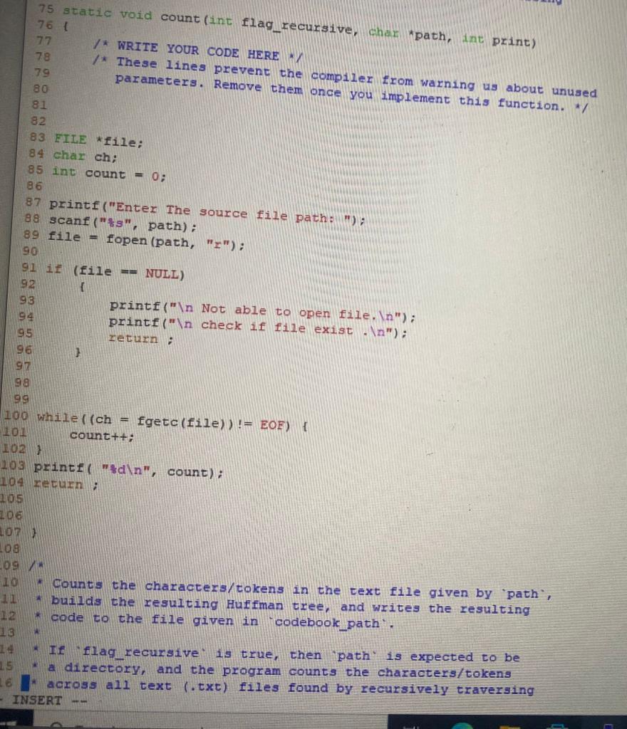 Solved (langugaage c) The purpose is to write a program | Chegg.com
