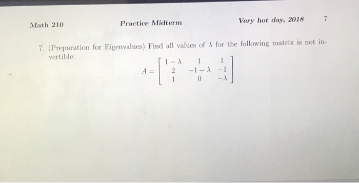 Solved 1. Compute the inverse of the matrix: A=10011 0001? | Chegg.com