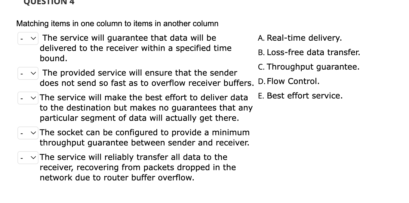 Matching items in one column to items in another | Chegg.com