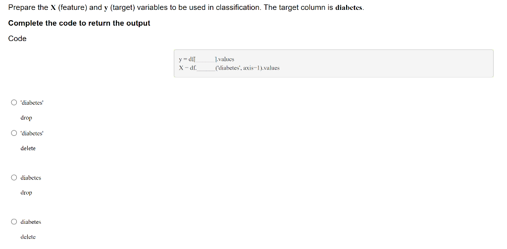 Solved For which of the following examples of target | Chegg.com