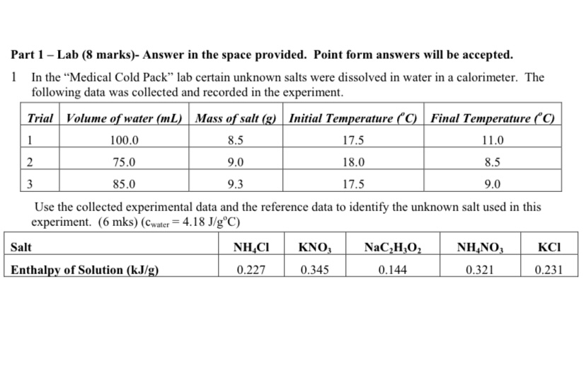 Solved Part 1 Lab 8 Marks Answer In The Space