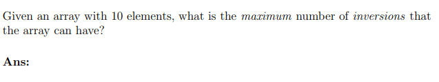 Solved Given a 5-element array, say {x1,x2,x3,x4,x5}, it is | Chegg.com