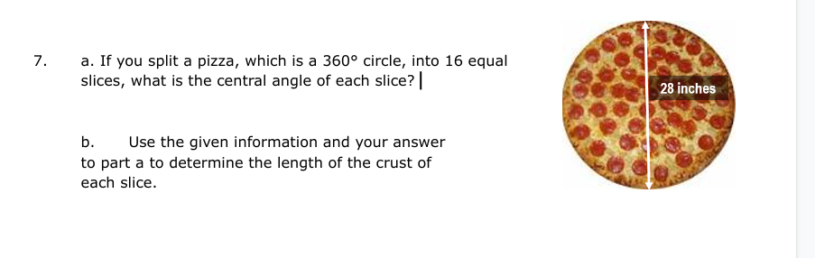 Solved 5. Determine the arc length of a sector with radius | Chegg.com