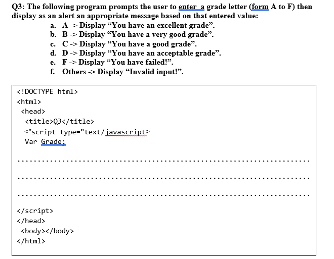 Solved Q3: The following program prompts the user to enter a | Chegg.com