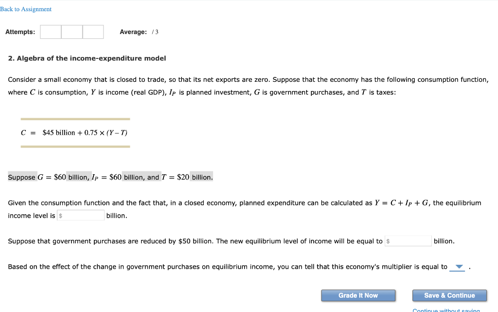 Solved Back to Assignment Attempts: Average: 73 2. Algebra | Chegg.com