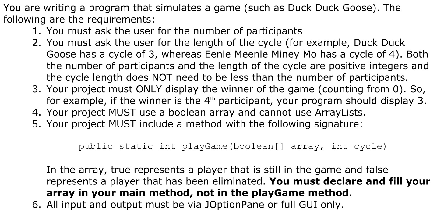 Solved You are writing a program that simulates a game (such | Chegg.com