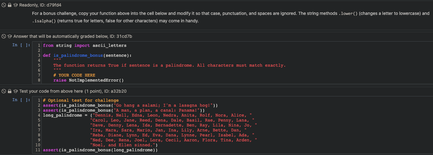 Solved A palindrome is a string that is symmetric from front | Chegg.com