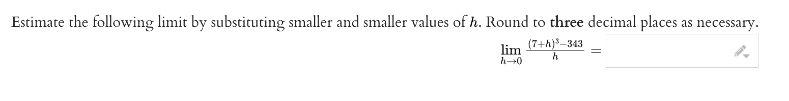 Solved Estimate the following limit by substituting smaller | Chegg.com