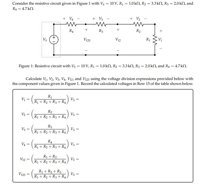 Solved Consider the resistive circuit given in Figure 1 with | Chegg.com