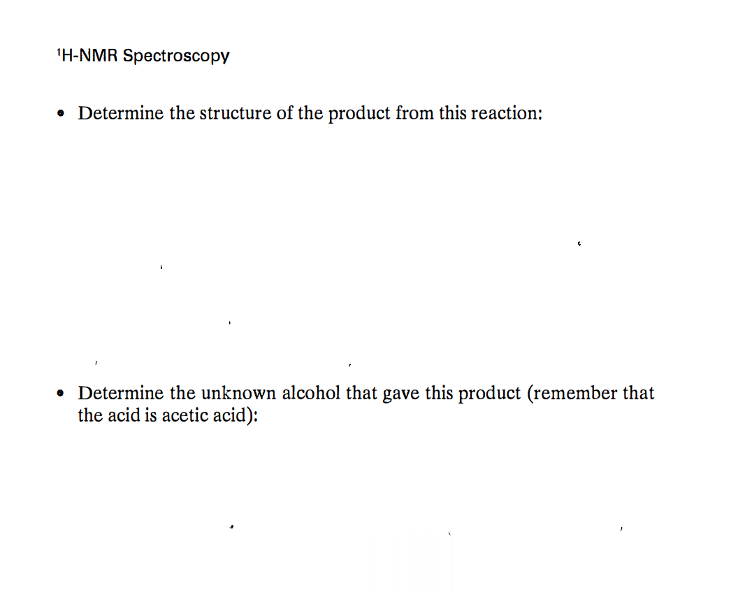 Solved TH-NMR Spectroscopy Problems Directions: Show all | Chegg.com