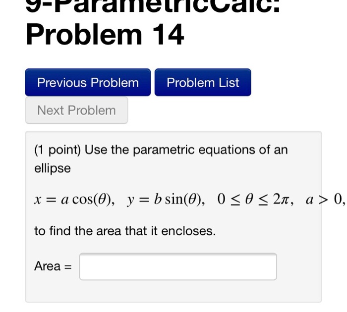 Solved Problem 14 Previous Problem Problem List Next Problem | Chegg.com