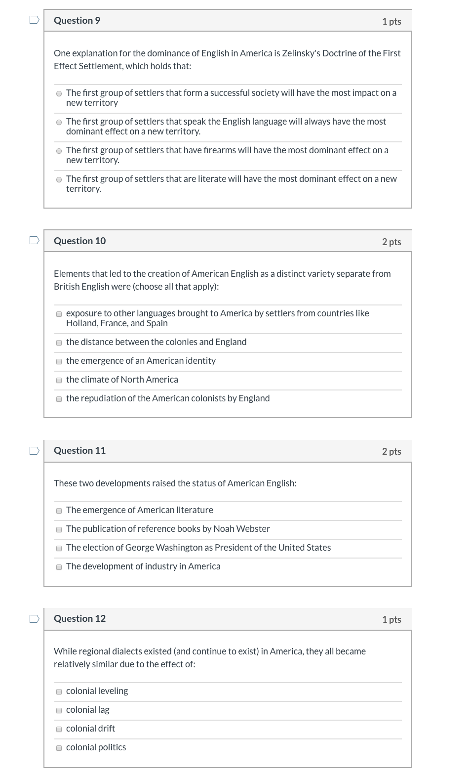 Solved Question 5 1 pts The blend of upper- and lower-class | Chegg.com