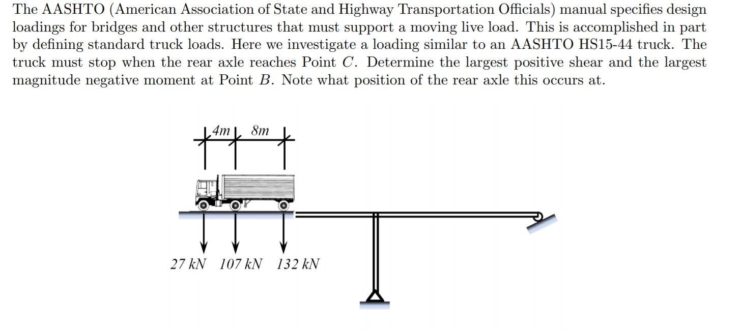 The AASHTO (American Association of State and Highway | Chegg.com