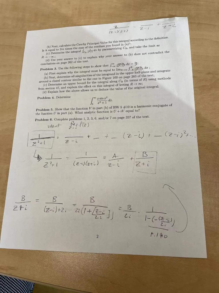 Solved Use residues to calculate the Cauchy Principal Value. | Chegg.com
