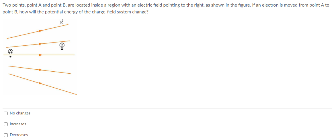 Solved Two points, point A and point B, are located inside a | Chegg.com Solved Two points, point A and point B, are located inside a | Chegg.com