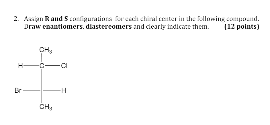 Solved Assign R ﻿and S ﻿configurations for each chiral | Chegg.com