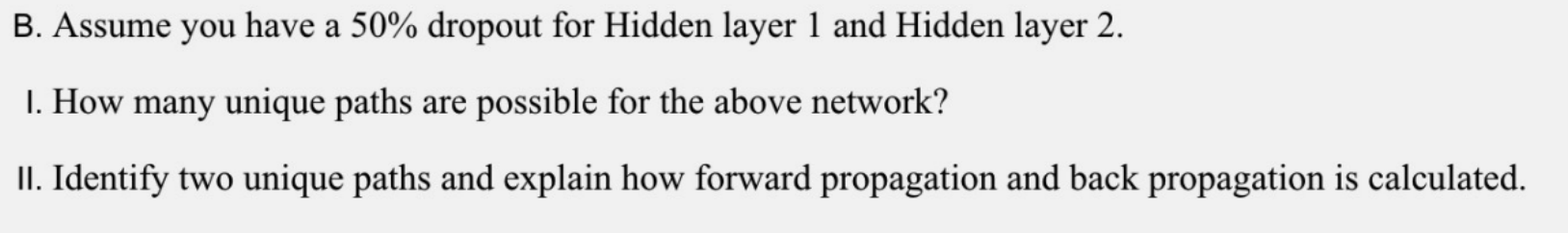 A. The following network uses ReLU, tanh and softmax | Chegg.com