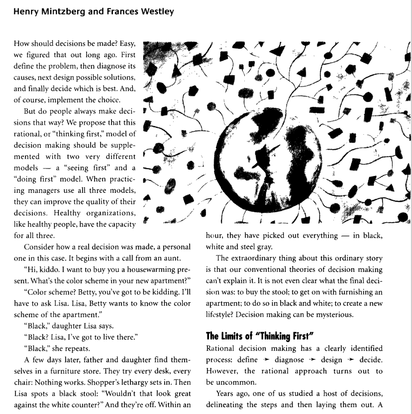 Solved Critically Analyze Henry Mintzberg and Frances | Chegg.com