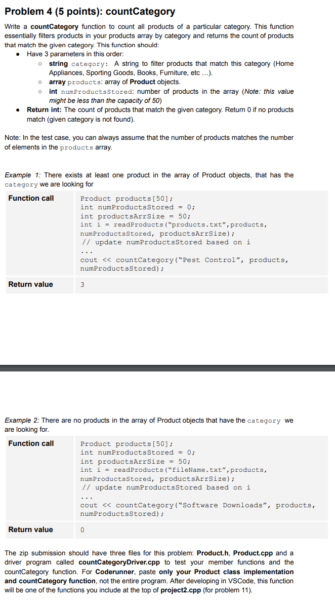 Solved For your solution to Project 2 problems, you are not | Chegg.com