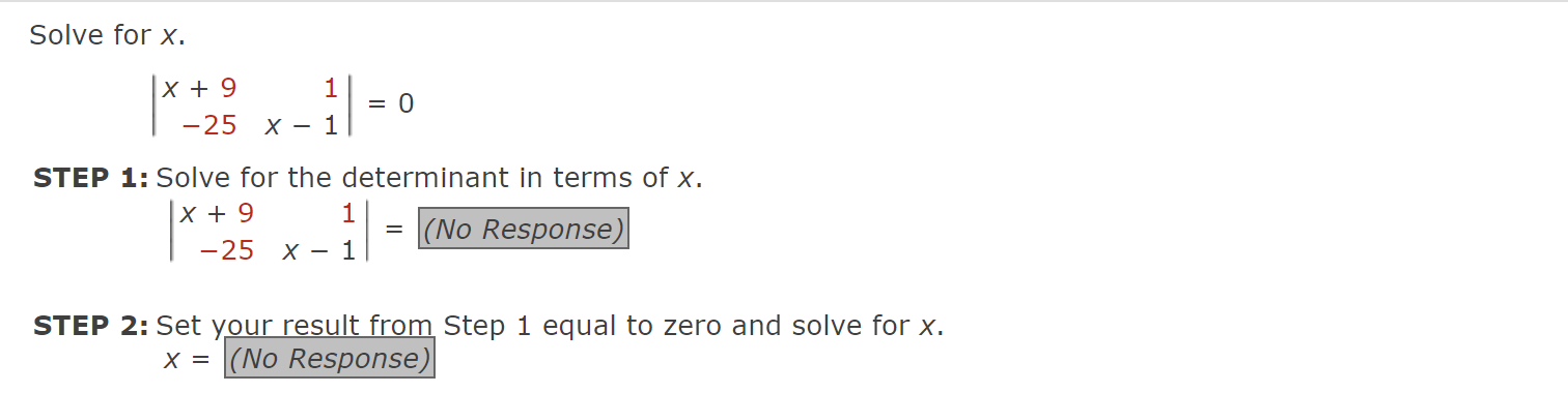 Solved Use either elementary row or column operations, or | Chegg.com