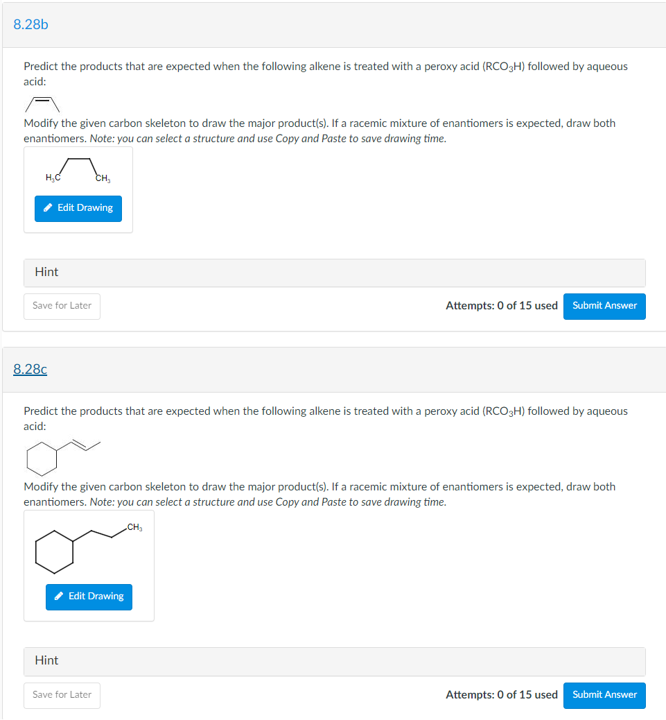 Solved Predict the products that are expected when the | Chegg.com