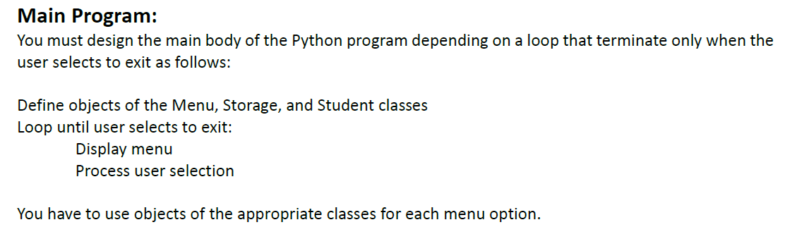 Solved Problem Specification Develop an application in | Chegg.com