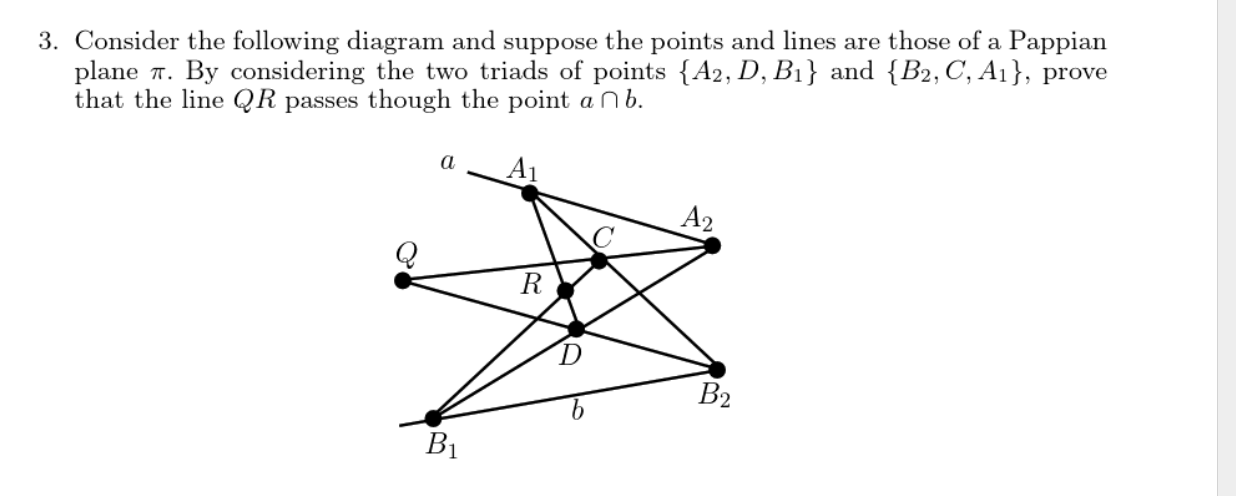 3. Consider the following diagram and suppose the | Chegg.com