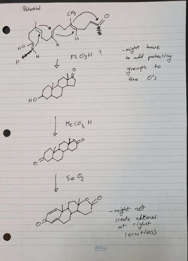 Solved Hello, I am trying to create a total synthesis | Chegg.com