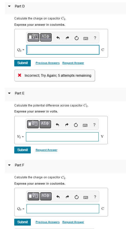 Solved In (Figure 1), C1=C5=9.0μF and C2=C3=C4=5.0μF. The | Chegg.com