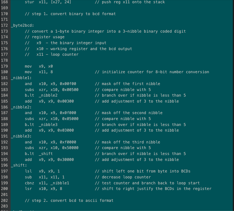 Solved This is an Assembly language ARMv8 coding assignment. | Chegg.com