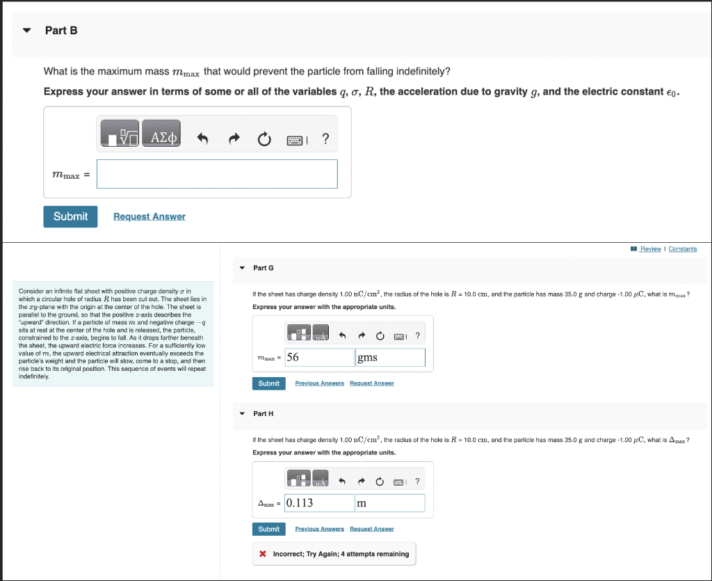 Solved What is the maximum mass mmax that would prevent the | Chegg.com