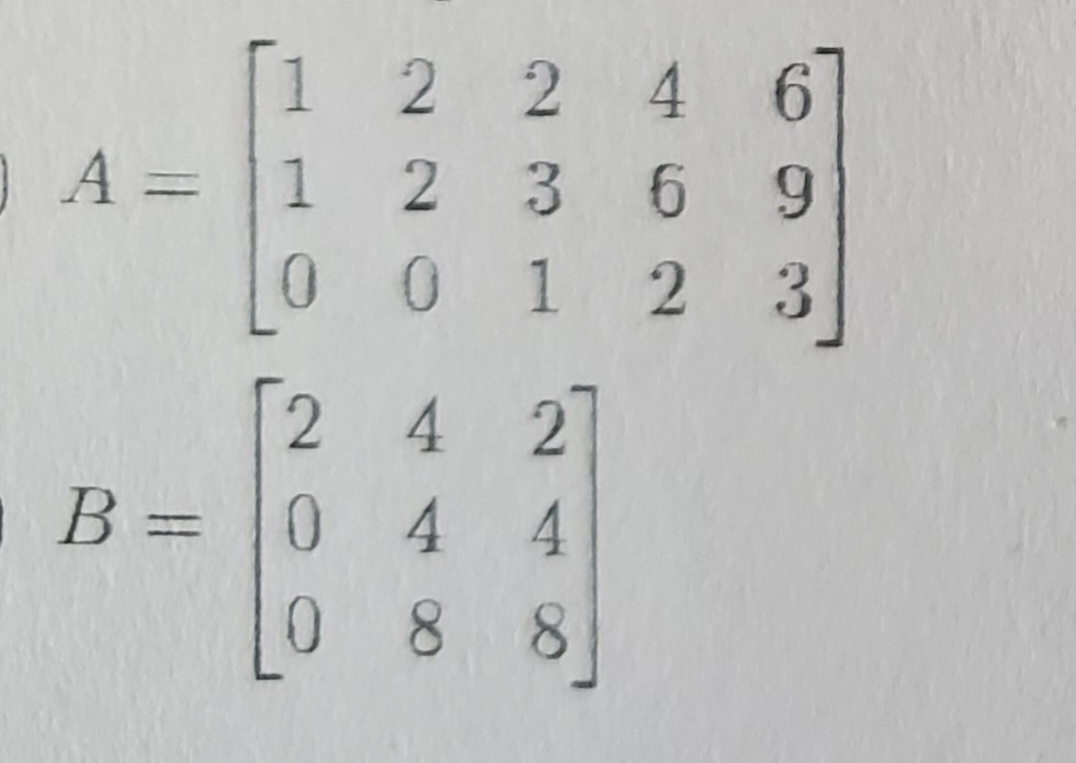 Solved Find the null space and the rank of each of the | Chegg.com