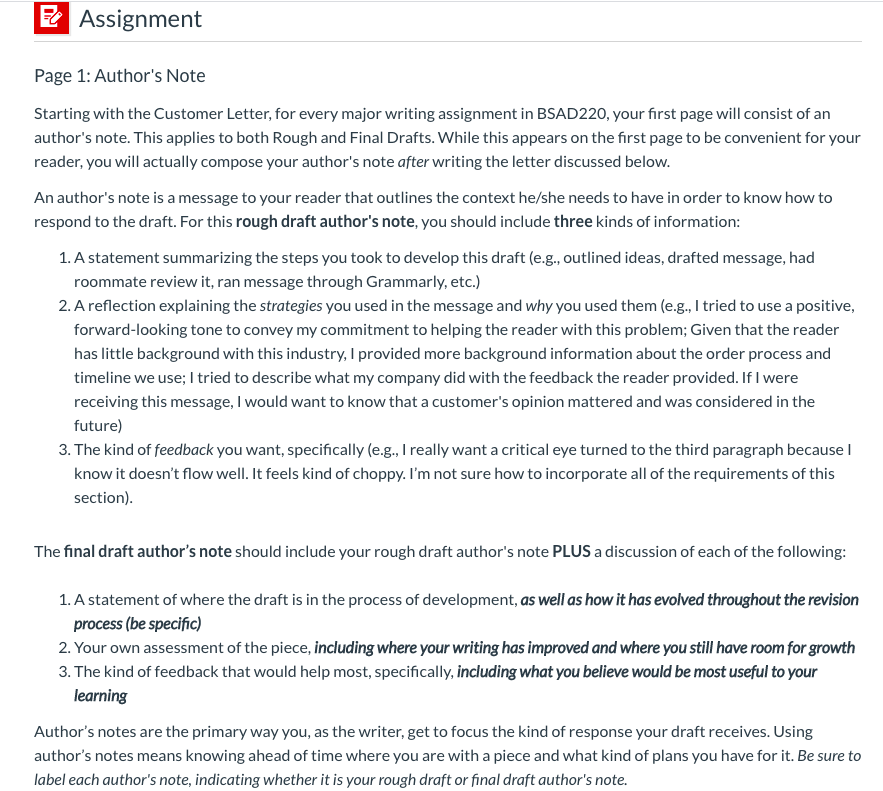 Z Assignment Page 1: Author's Note Starting with the | Chegg.com