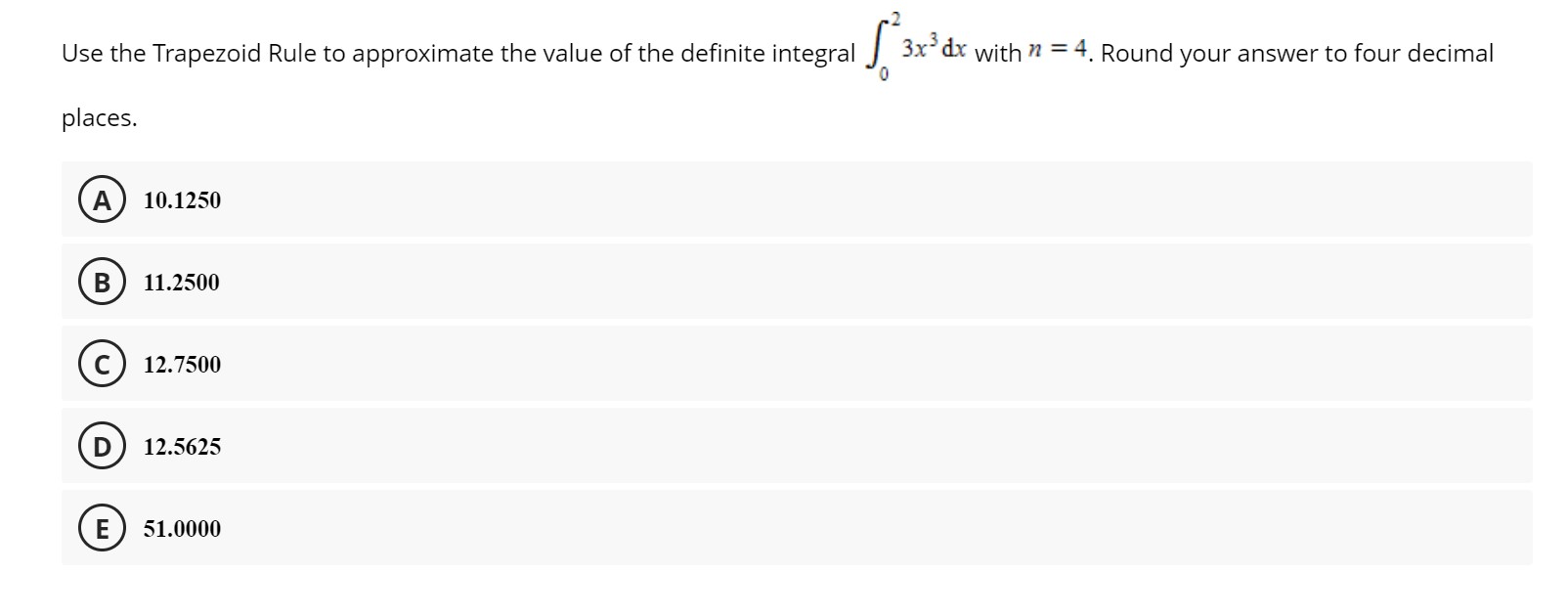 Solved Use the Trapezoid Rule to approximate the value of | Chegg.com