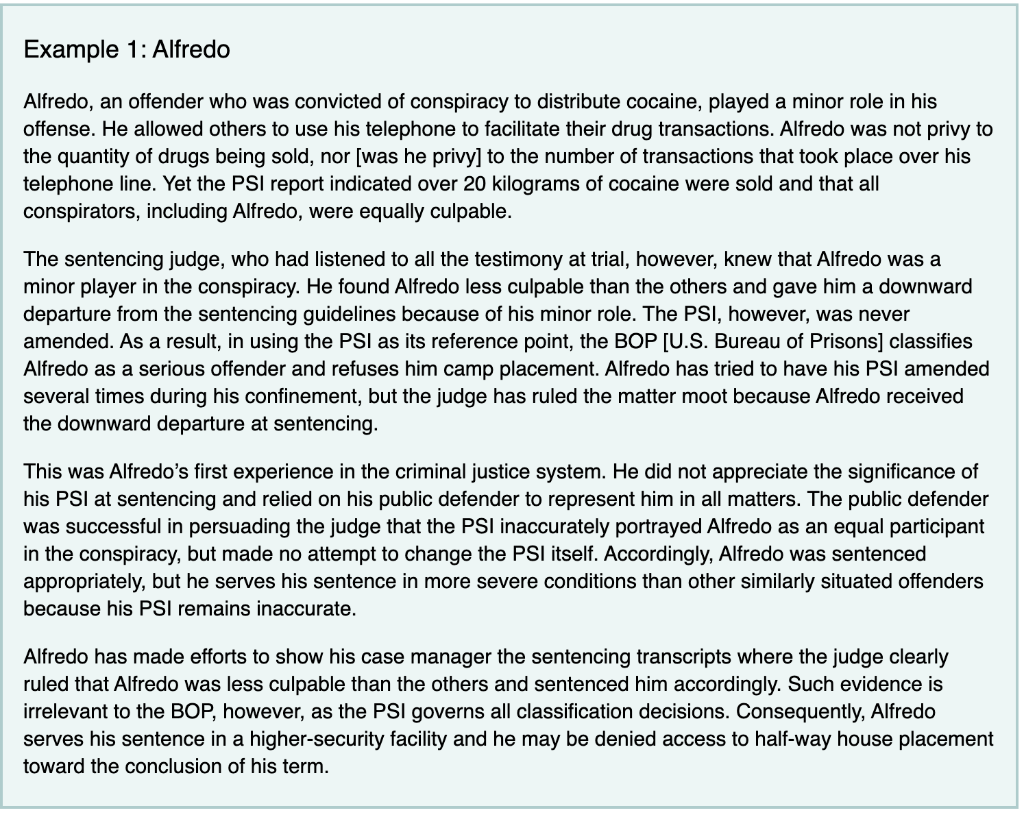 The presentencing investigation report (PSI) is an | Chegg.com