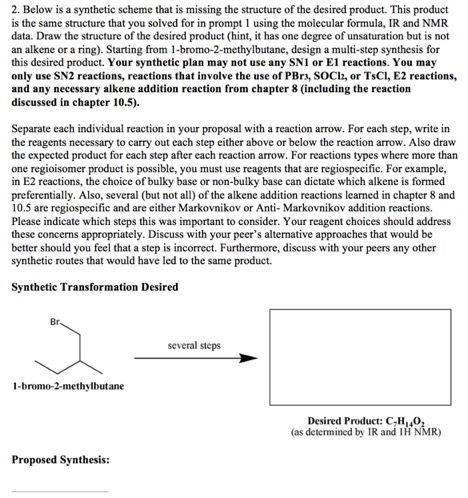 Solved Help with answering this synthetic scheme and | Chegg.com