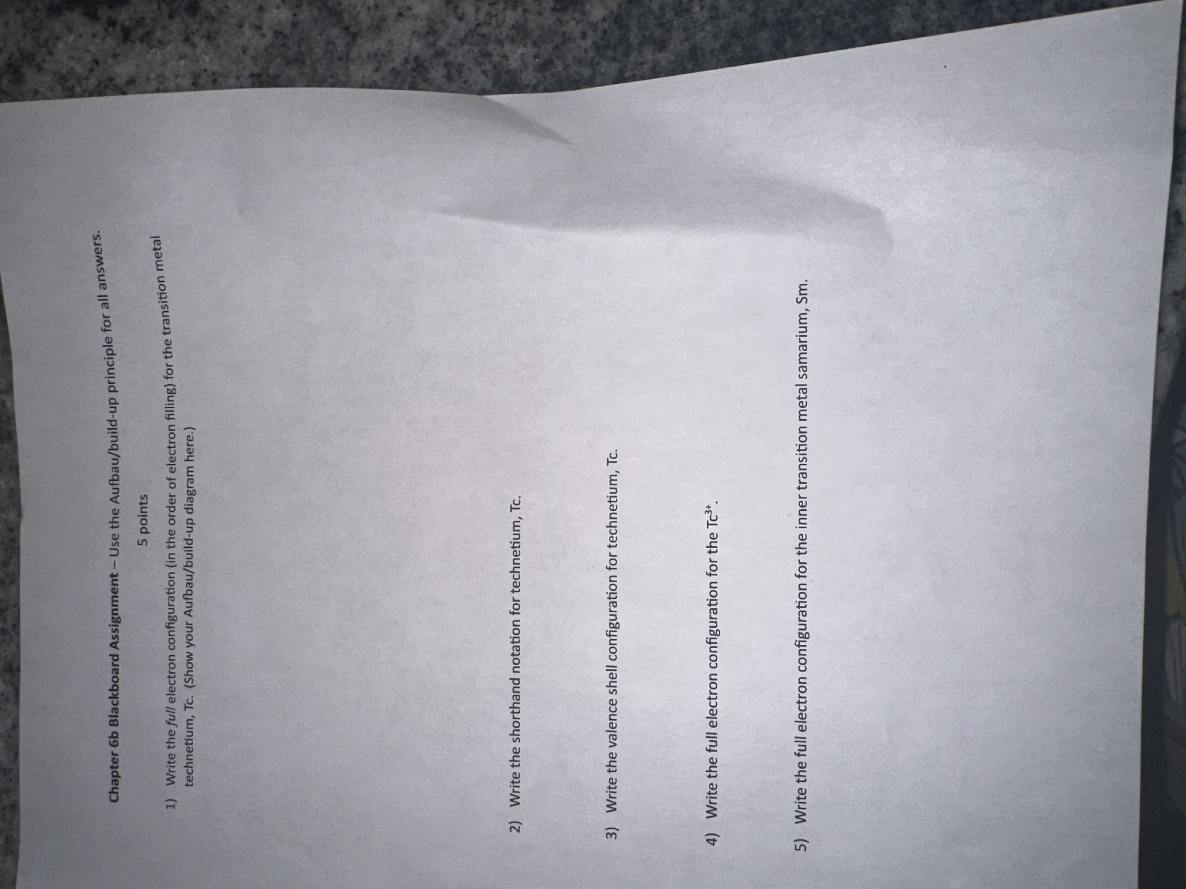 Chapter 6b Blackboard Assignment - Use the | Chegg.com